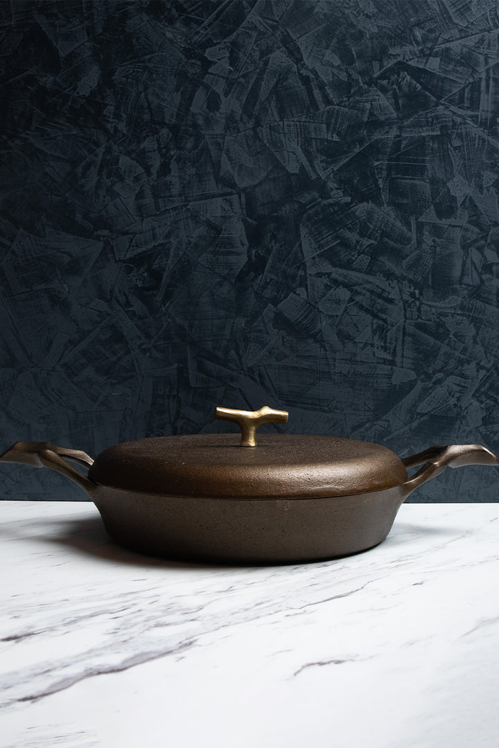 12" Cast Iron Braising Pan – Nest Homeware